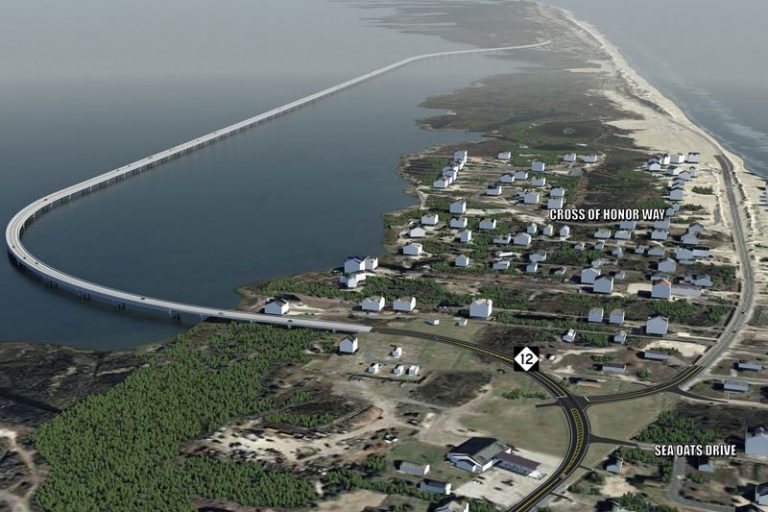 Rodanthe's 'Jug-Handle' Bridge Work Begins | Coastal Review