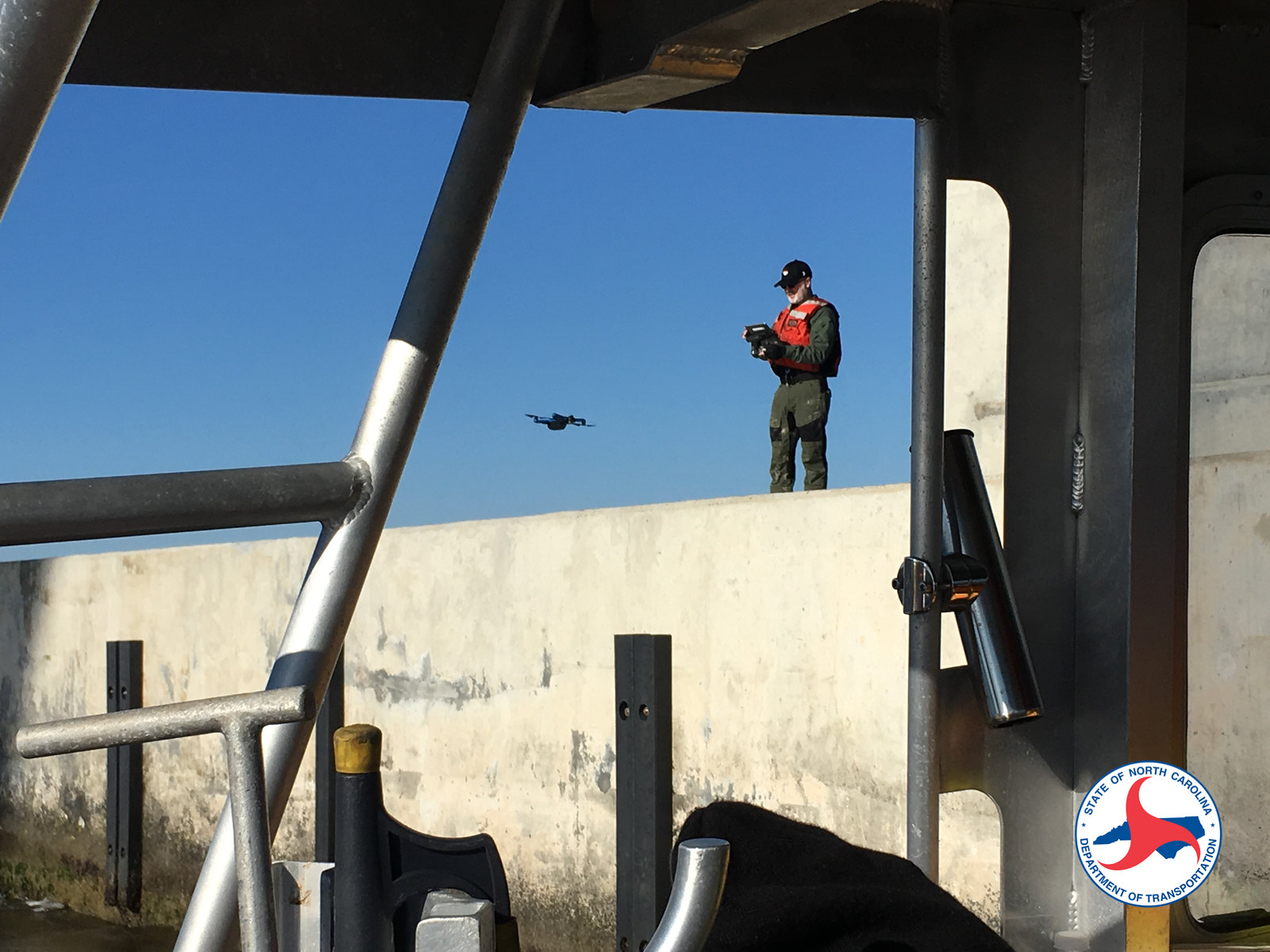 NCDOT Inspects Basnight Bridge with Drone | Coastal Review