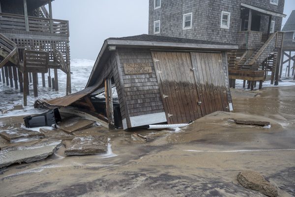 Photographer captures Buxton beach after storm damage | Coastal Review