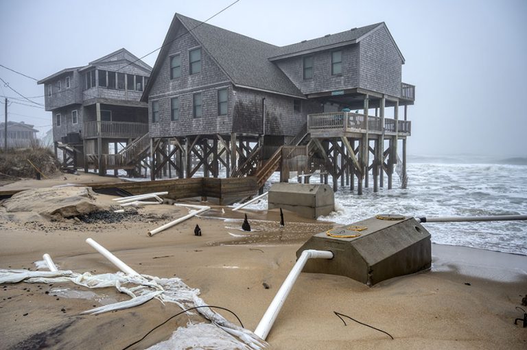 Photographer captures Buxton beach after storm damage | Coastal Review