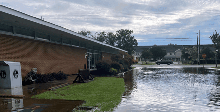 Flooding from storm forces closure of Manteo Library | Coastal Review